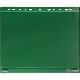 Tarifold Magnetische Sichttasche mit Abheftrand, magnetisch, DIN A4, VE 5 Stk, grün