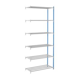 Manorga Steckregal, mit Rohr-Fachböden, HxBxT 2496 x 990 x 500 mm, Anbauregal