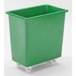 Rechteckbehälter aus Polyethylen, fahrbar, Inhalt 135 l, grün, ab 5 Stk kaiserkraft