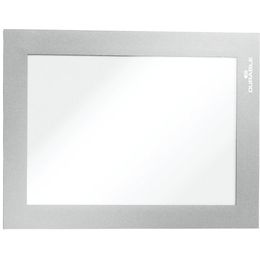 Durable DURAFRAME® Info-Rahmen MAGNETIC, magnetisch, für DIN A6, silber, VE 10 Stk