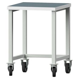 ANKE Kompaktwerkbank, Breite 605 mm, ohne Unterbauten, fahrbar, Universalplatte
