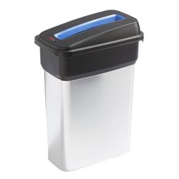 rothopro Wertstoffsammler GEO, Volumen 55 l, Einwurfschlitz / blau