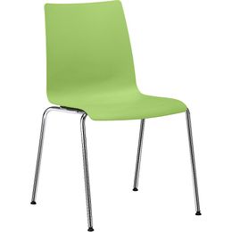 Interstuhl Kunststoffschalenstuhl SNIKE, durchgehende Schale aus PP, grün