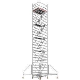 Layher Universal-Fahrgerüst, mit Standleiter, Plattform 1,80 x 1,50 m, Gerüsthöhe 11,43 m, ab 2 Stk