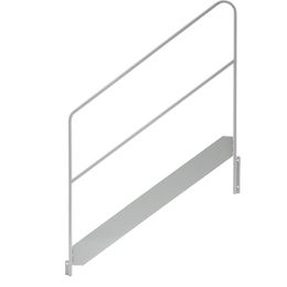 eurokraft pro Handlauf, seitlich, 5-stufig, rechts, inkl. Montageset