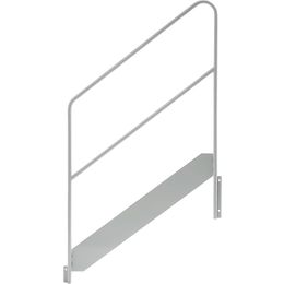 eurokraft pro Handlauf, seitlich, 4-stufig, rechts, inkl. Montageset