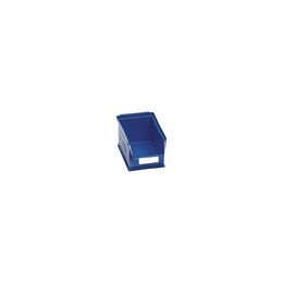 Mauser Sichtlagerkasten aus Polyethylen, LxBxH 170 x 100 x 73 mm, blau, VE 25 Stk