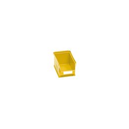 Mauser Sichtlagerkasten aus Polyethylen, LxBxH 170 x 100 x 73 mm, gelb, VE 25 Stk