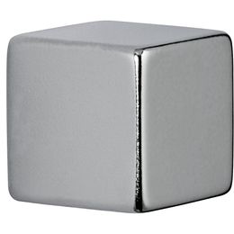 Maul Neodym-Würfelmagnet, vernickelt, Haftkraft 20 kg, VE 4 Stk
