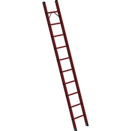 MUNK Vollkunststoff-Anlegeleiter, komplett aus GFK, 10 Sprossen