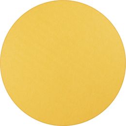 eurokraft basic Akustik-Deckenplatte, PET-Filz, Ø 1200 mm, runde Form, gelb, ab 10 Stk