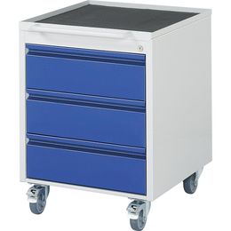 Rau Rollcontainer, mit 3 Schubladen, HxBxT 745 x 580 x 650 mm