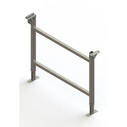 Gura Doppelständer, Bahnbreite 900 mm, Höhe bis Auflage 690 - 1170 mm
