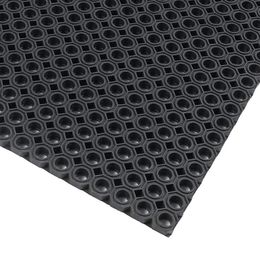 NOTRAX Schmutzfangmatte, gelocht, schwarz, L x B 1000 x 750 mm