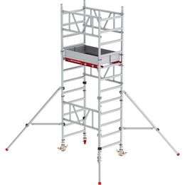 Altrex Schnellbau-Fahrgerüst MiTOWER Standard, Holzplattform, LxB 1200 x 750 mm, Arbeitshöhe 4 m