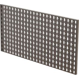 Edelstahl-Lochwand, f&uuml;r Wandmontage, LxB 800 x 600 mm kaiserkraft