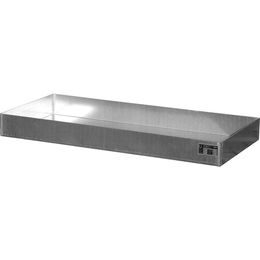 eurokraft pro Edelstahl-Palettenwanne, für Kleingebinde, 69 l, LxBxH 1200 x 600 x 120 mm, ab 5 Stk