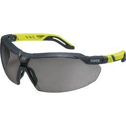 Uvex B&uuml;gelschutzbrille i-Serie, i-5 Scheiben get&ouml;nt, anthrazit/lime, ab 50 Stk