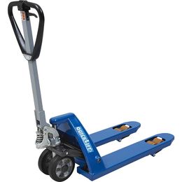 eurokraft pro Paletthubwagen mit QuickLift, Vollgummi Polyurethan Rollenausstattung, Gabellänge 810 mm, ab 3 Stk