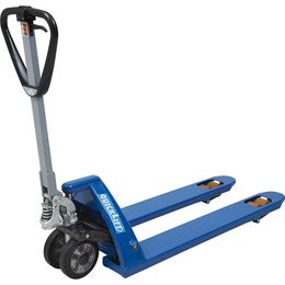 eurokraft pro Paletthubwagen mit QuickLift, Vollgummi Polyurethan Rollenausstattung, Gabellänge 1150 mm, ab 3 Stk