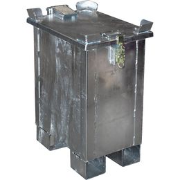 eurokraft pro Akku-Lagerbehälter für Lithium-Ionen-Batterien/-Akkus, Volumen 30 l, LxBxH 400 x 600 x 750 mm, ab 2 Stk