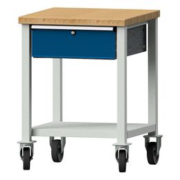 ANKE Kompaktwerkbank, BxT 605 x 650 mm, 1 Schublade, fahrbar