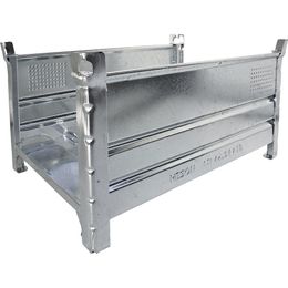 Heson Langgutgestell mit 2 L&auml;ngsw&auml;nden, LxB 1200 x 800 mm, verzinkt, ab 10 St&uuml;ck