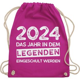 Shirtracer Turnbeutel 2024 Das Jahr in dem Legenden eingeschult werden