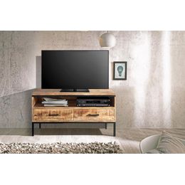 SAM® Lowboard TV-Board 100 x 50 x 40 cm Mangoholz massiv ARTA