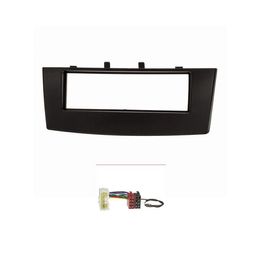 tomzz Audio Radioblende Set passt für Mitsubishi Colt Z30 Facelift ab Bj.2009 schw Autoradio