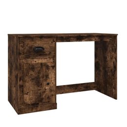 vidaXL Regal-Schreibtisch vidaXL Schreibtisch mit Schublade Schwarz 115x50x75 cm Holzwerkstoff