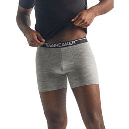 Icebreaker Merino Anatomica Boxershorts - Mann - Metro Heather - Größe L