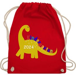 Shirtracer Turnbeutel Kindergarten 2024 -Dino