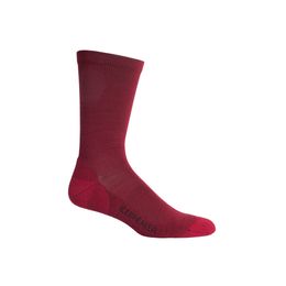 Icebreaker Merino Lifestyle Light Socken Crew - Mann - Cabernet - Größe S