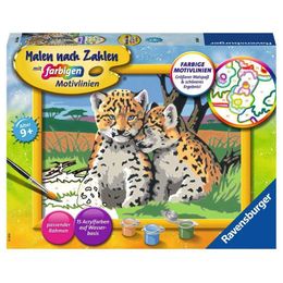 Ravensburger Malen nach Zahlen Ravensburger Malen nach Zahlen Classic Serie D Kleine Leoparden 28486