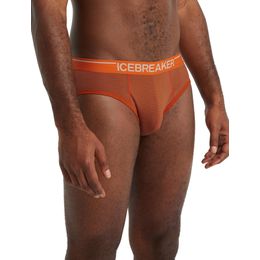 Icebreaker Merino Anatomica Slip - Mann - Spice/mink Stripe - Größe S