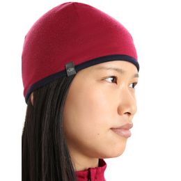 Icebreaker Merino Pocket Beanie - Mann - Cherry/midnight Navy