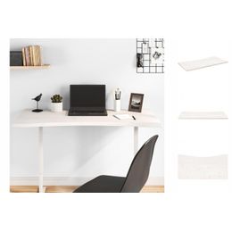 vidaXL Schreibtisch Schreibtischplatte Weiß 100x50x2