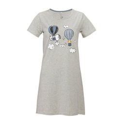 ONOMATO! Nachthemd Peanuts Snoopy Damen Schlafshirt Nacht-Kleid