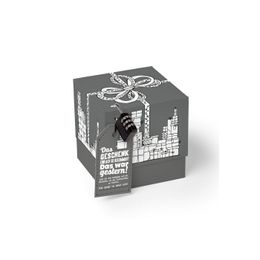 SURPRISA Geschenkbox Rätselbox persönliche Geschenkverpackung + Rätselspiel