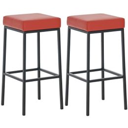 CLP Barhocker Montreal 80 Kunstleder (2er Set)