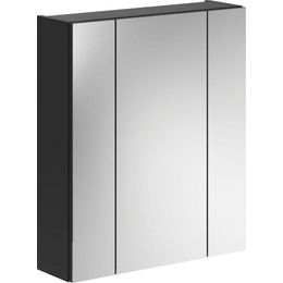 Inosign Badezimmerspiegelschrank Malmö Badmöbel, Spiegelschrank, Breite 60 cm, schwarz