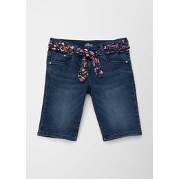 s.Oliver Bermudas Jeans Suri / Regular Fit / Mid Rise / Slim Leg Waschung