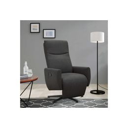 Andas Relaxsessel Kilvo, TV-Sessel, Liegesessel, Funktionssessel, mit Dreh- und Relaxfunktion, grau