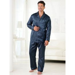 WITT Schlafanzug Pyjama, blau