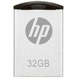 HP v222w USB-Stick (USB 2.0, Lesegeschwindigkeit 14 MB/s), silberfarben