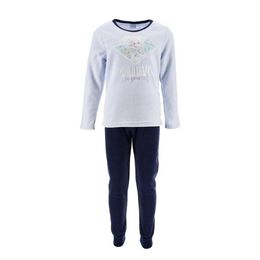 Disney Frozen Schlafanzug Eiskönigin Anna & Elsa Kinder Mädchen Schlafanzug Pyjama Langarm Shirt + Schlaf-Hose (2 tlg)