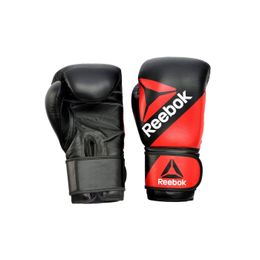 Reebok Boxhandschuhe Reebok Combat Leder-Boxhandschuhe Rot/Schwarz