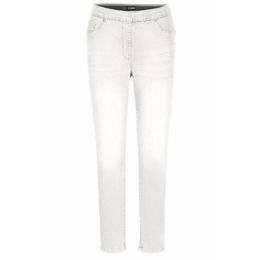 MIAMODA Lederimitathose PushUp-Jeggings Elastikbund