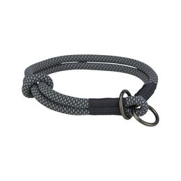 Trixie Hunde-Halsband Soft Rope Zug-Stopp-Halsband schwarz/grau